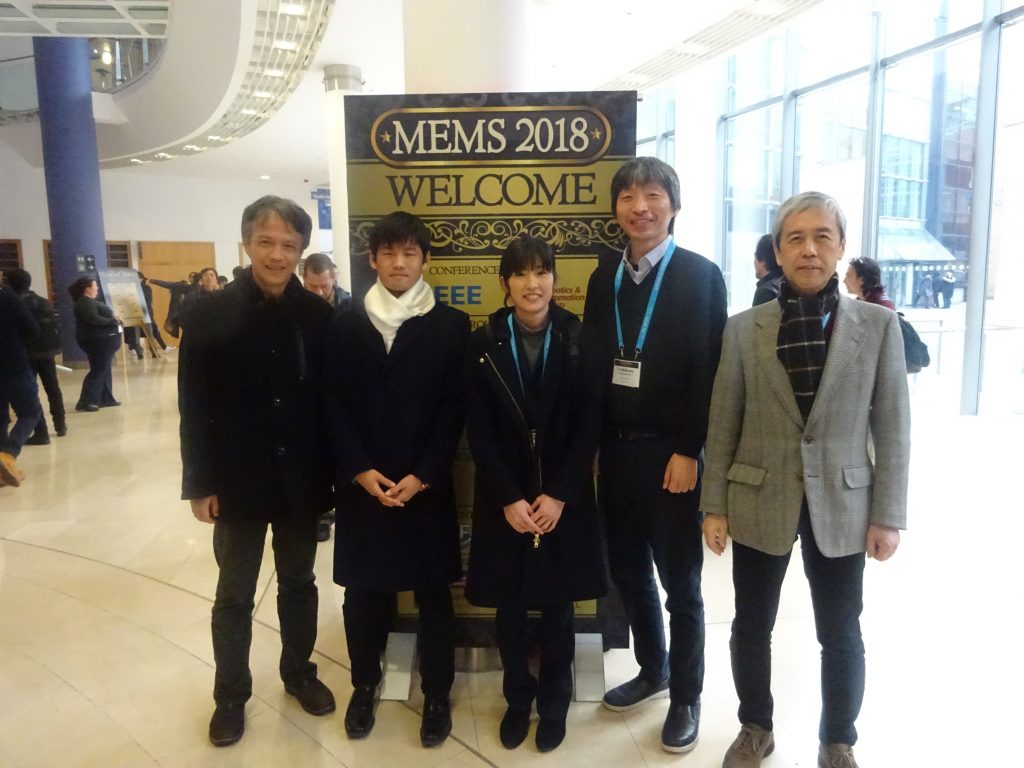 IEEE MEMS 2018 – Nano/Micro System Lab./Kyoto Univ.